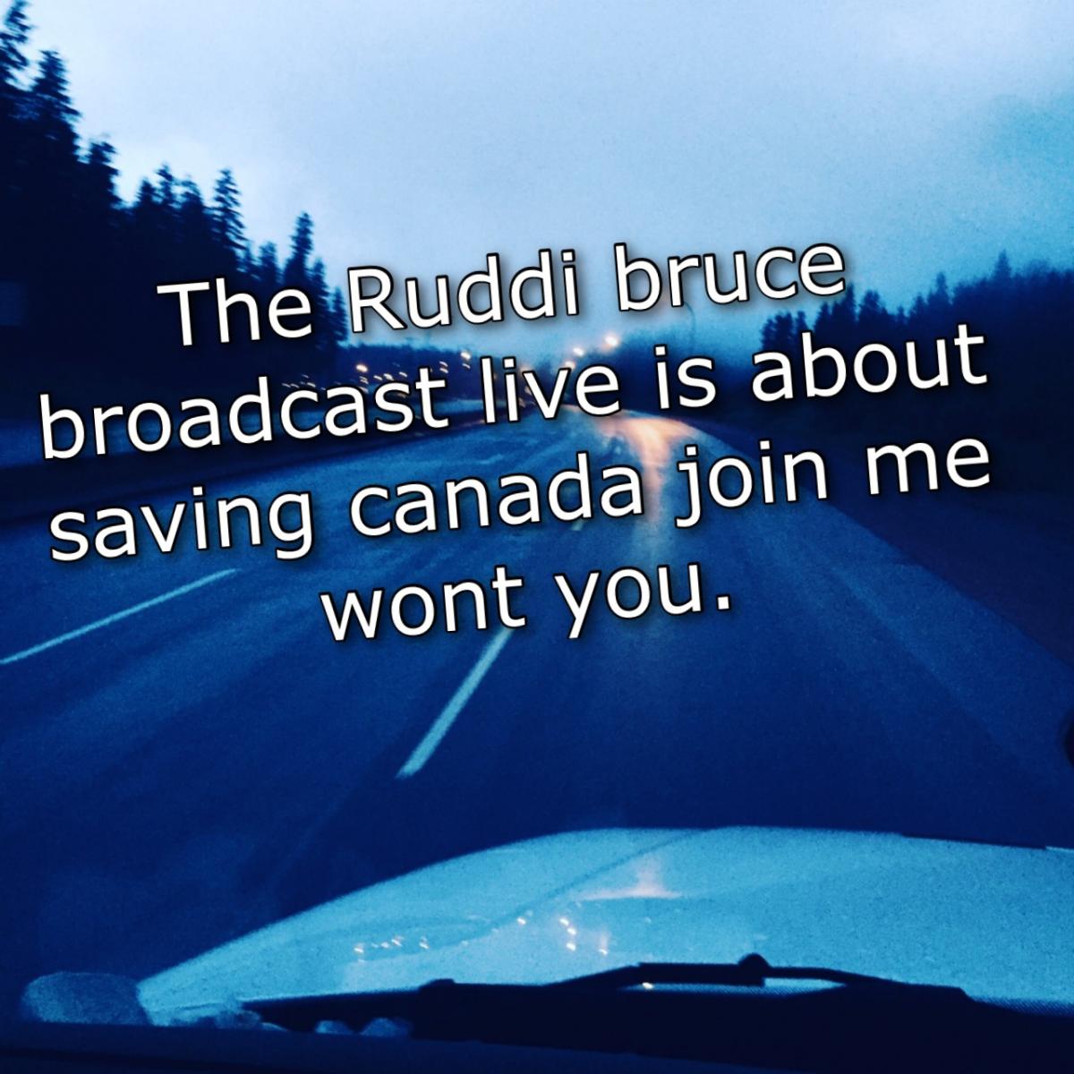 The Ruddi Bruce broadcast live . » Orbys.net - Social Media the way it ...